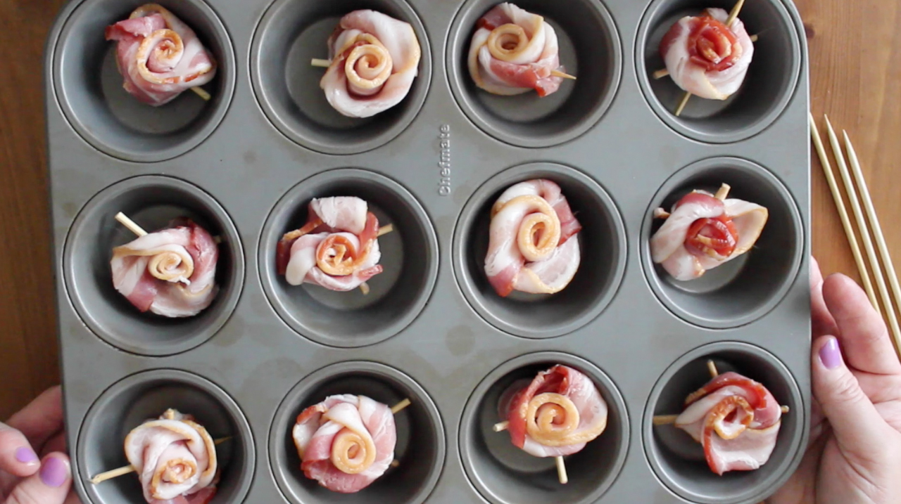 Sweet Bacon Roses Bouquet